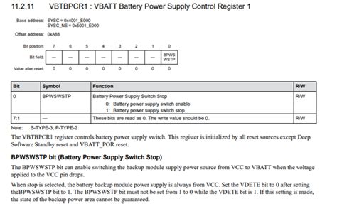 Rtc Time Not Retained After Power Loss On Ra8m1 With Vbat Connected