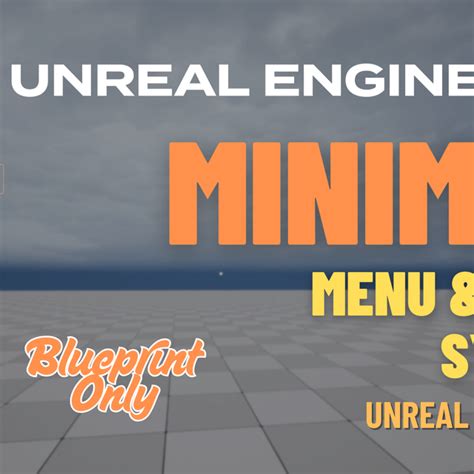 Unreal Engine 51 Minimal Main Menu And Save System Blueprint Showcase Community Tutorial