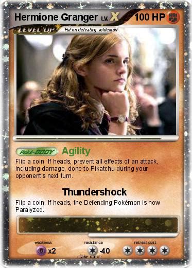 Pokémon Hermione Granger 168 168 Agility My Pokemon Card