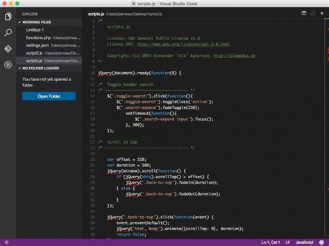 Visual Studio Code O novo editor de código que a Microsoft criou
