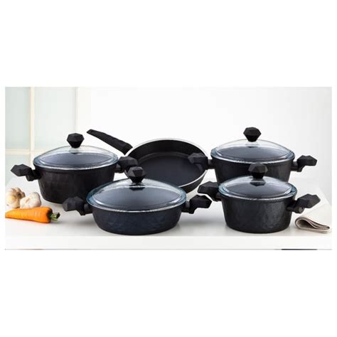 Falez Bio Diamond 9pcs Cookware Set Online Shopping On Falez Bio
