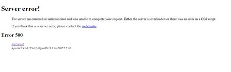 How To Resolve The Server Error Server Encountered An Internal Error