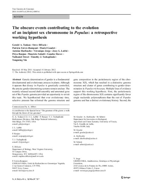 Pdf The Obscure Events Contributing To The Evolution Of An Incipient
