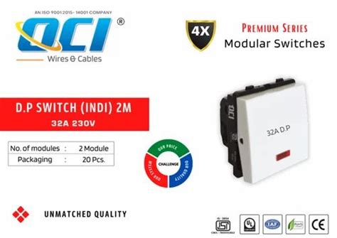 D P SWITCH WITH INDICATOR M A At Rs Piece Switch With Led Indicator In Hyderabad