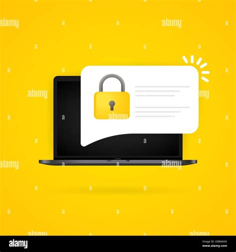 Password Security Access Push Notice On Laptop Verification Code Notification On Pc Screen For