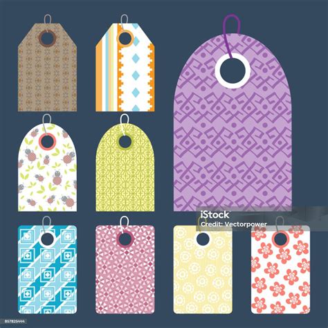 세련 된 옷 가격표 패턴 판매 카드 스티커 컬렉션 종이 빈 사업 진흥 배지 벡터 일러스트 가격에 대한 스톡 벡터 아트 및 기타 이미지 가격 개성 개념 고풍스런