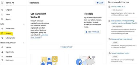 Create A Vertex Ai Tabular Dataset Geeksforgeeks