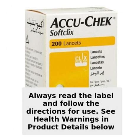 Accu Chek Softclix Lancet 200 Sterile Lancets Big W