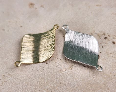 Square Connector Medium Jewelry Craft Supply Polished Plated 4 Pcs Item No Ec113 Etsy