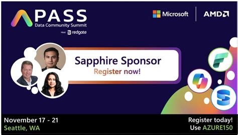 Passdatasummit Microsoft Dataplatform Sqlserver Azuresql