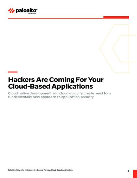 hackers are coming for your cloud based applications