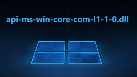 Отсутствует api ms win core com l1 1 0 dll в Windows 11 10 7 8 1 YouTube