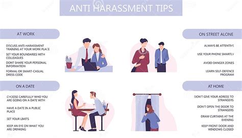 Sexual Assault And Harassment Prevention Infographic Security