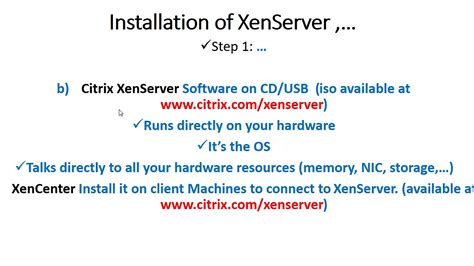 2 Xenserver And Xencenter Installation Requirements Youtube