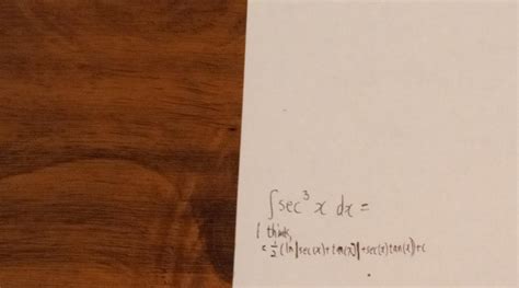 Solved Integral Sec X Dx Chegg Com