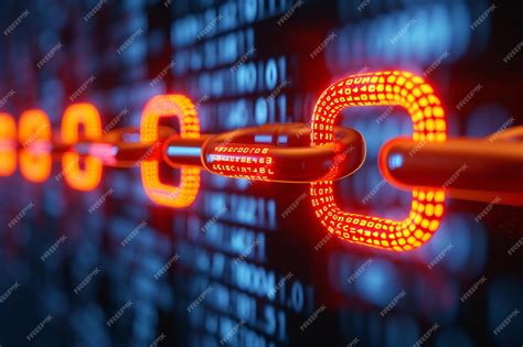 Premium Photo Blockchain Concept Ai Generated
