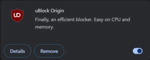 UBlock Origin Manually Install Without Using Chrome Web Store
