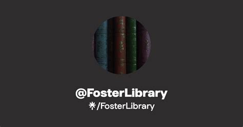 Fosterlibrary Tiktok Linktree