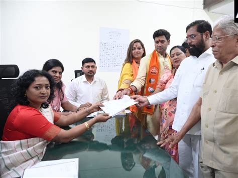 Maharashtra Lok Sabha Election Cm Eknath Shindes Son Shrikant Shinde Files Nomination