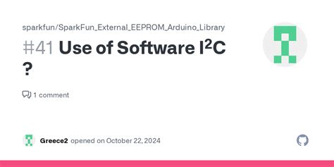 Use Of Software I²c · Issue 41 · Sparkfunsparkfunexternaleepromarduinolibrary · Github