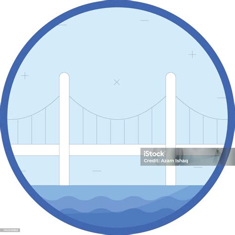 보스포러스 해협 다리 측면보기 개념 파티 술탄 메흐메트 다리 벡터 컬러 아이콘 디자인 투르키예 공화국 기호 터키 문화 기호 터키 전통 요소 스톡 일러스트레이션 0명에 대한