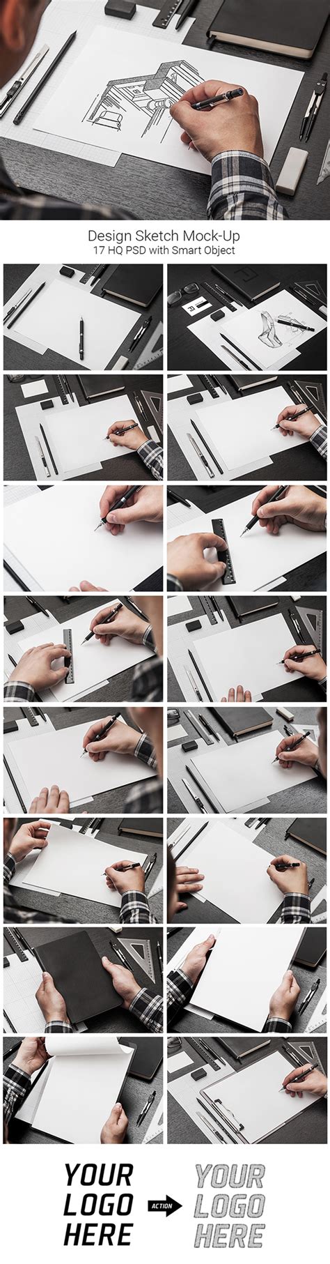 Design Sketch Mock Up Behance