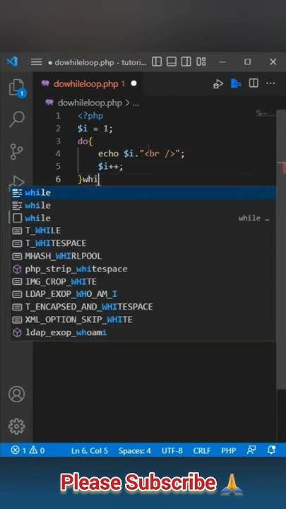 Php Program To Print From 1 To 100 Using Do While Loop Shorts