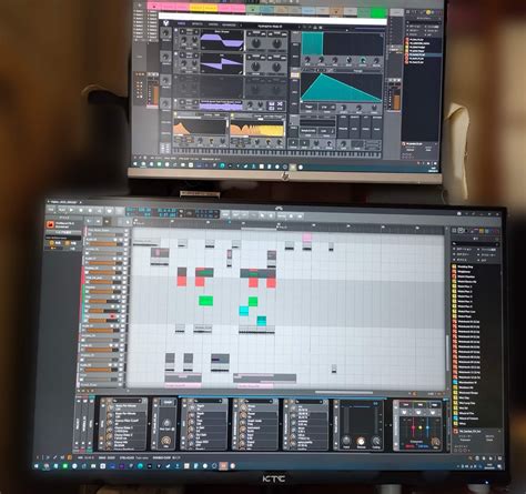 Move The VST GUI Instrument Plugin Synth FX To A Sub Display In Bitwig Dual Display Mode