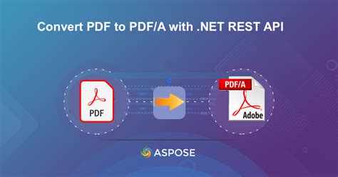 NET REST API を使用した PDF から PDF A への変換 PDF の長期アーカイブとアクセシビリティ