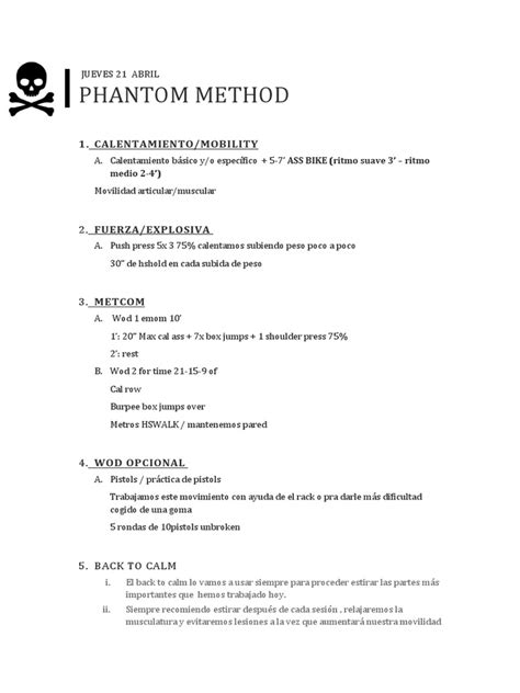 Phantom Method Training Method Pdf