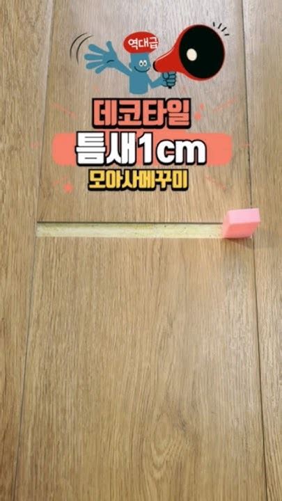 데코타일 보수 데코타일 데코타일 틈새메꾸미 데코타일시공 벌레 틈새 전세 원룸인테리어 Diy 바닥청소 Youtube