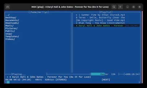 Play Music From Command Line Via Moc In Ubuntu Debian Linux Fostips