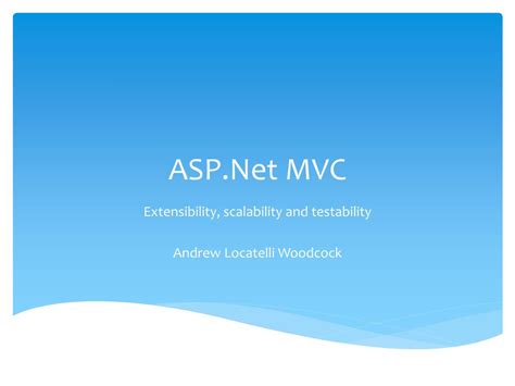 Ppt Aspnet Mvc Powerpoint Presentation Free Download Id2776460
