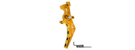 Maxx Model CNC Aluminum Advanced Speed Trigger For M4 M16 Series Airsoft AEGs Style B Gold