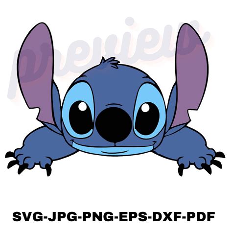 Stitch Svg Png Pdf Dxf Eps Etsy