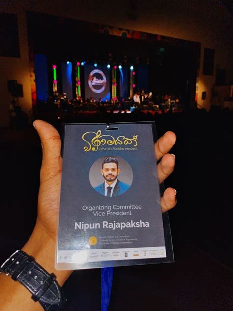 Nipun Rajapaksha On Linkedin Delighted To Have Served As The Organizing Committee Vice President …