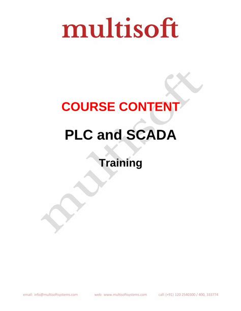 Pdf Plc And Scada Multisoft Systems Between Relay Contactor And Plc Logic Plc Architecture A