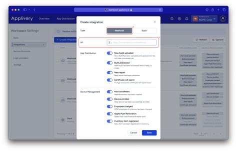 Webhooks Personalizados