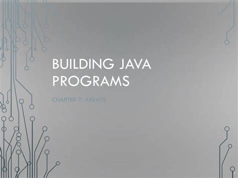 PPT Building Java Programs PowerPoint Presentation Free Download ID