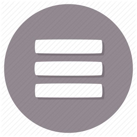 hamburger navigation icon at collection of hamburger