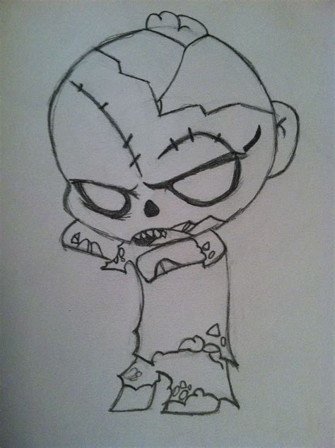 Chibi Zombie Sketches Drawings Chibi