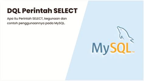 belajar mysql 19 dql perintah select — minarsih tech