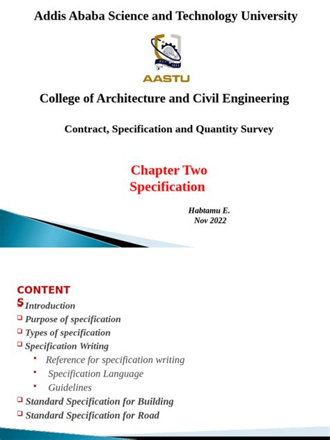 chapter 2 specification pdf specification technical standard