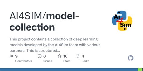 Github Ai4simmodel Collection This Project Contains A Collection Of Deep Learning Models