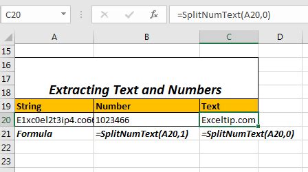 How To Split Numbers And Text From String In Excel