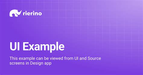 Ui Example Rierino