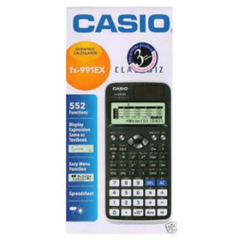 casio fx 991ex bu 552 fonksiyonlu bilimsel hesap makinesi 49 off