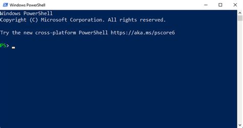 Windows 10 Powershell