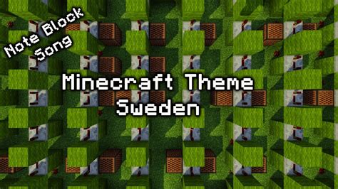 Minecraft Sweden Note Block Song Youtube