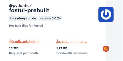 pydantic fastui prebuilt cdn by jsdelivr a cdn for npm and github